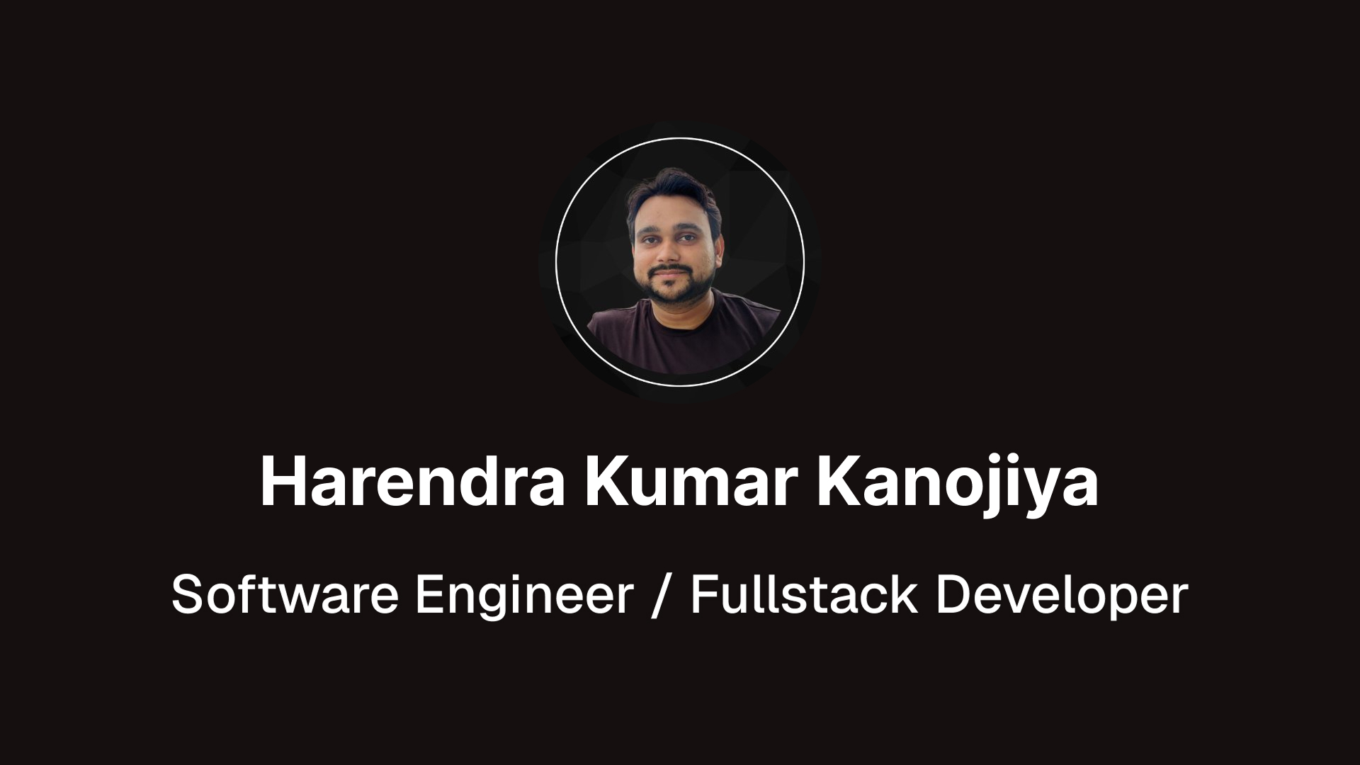 Harendra Kumar Kanojiya